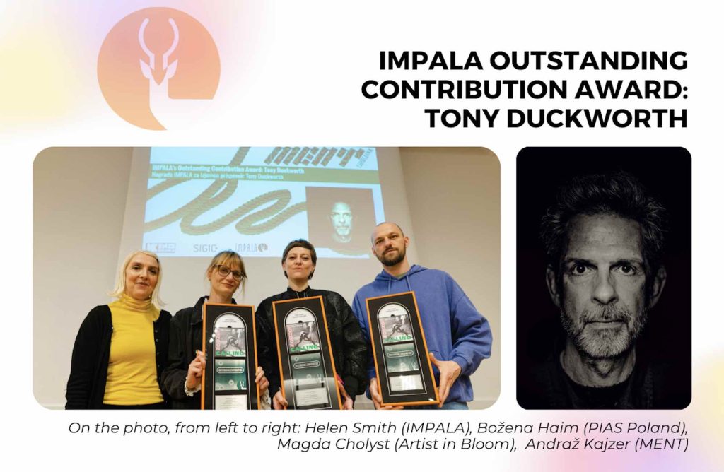 IMPALA’s Outstanding Contribution Award goes to the late Tony Duckworth ...