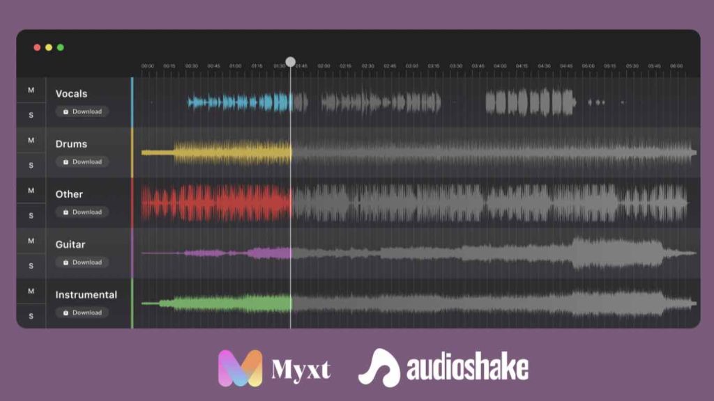 Myxt integrates stems production tool AudioShake into its collaborative ...